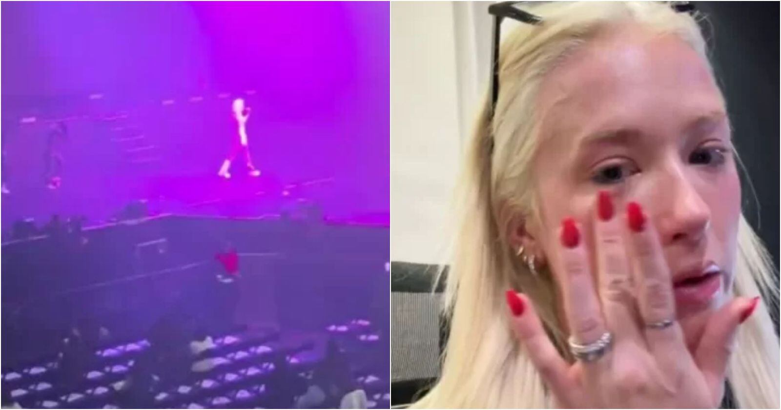 Vesta Lugg rompe en llanto tras un show casi vacío - La Tercera