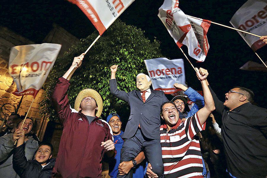 Morena, de movimiento social a partido ganador en México - La Tercera