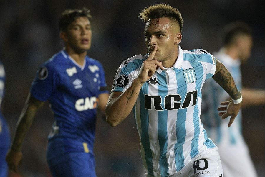 Un notable Lautaro Martínez guía a Racing en su triunfo sobre Cruzeiro ...