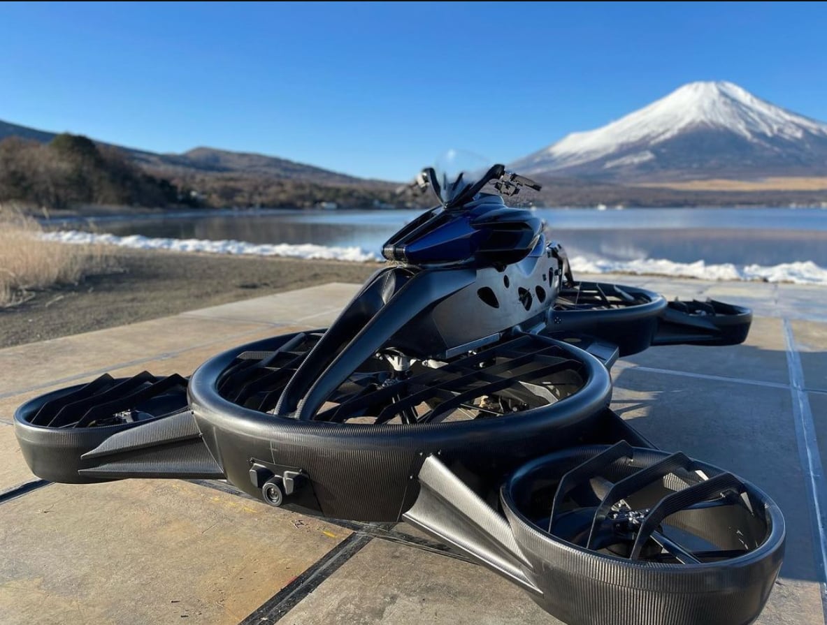 La primera motocicleta voladora del mundo podría ser tuya - La Tercera