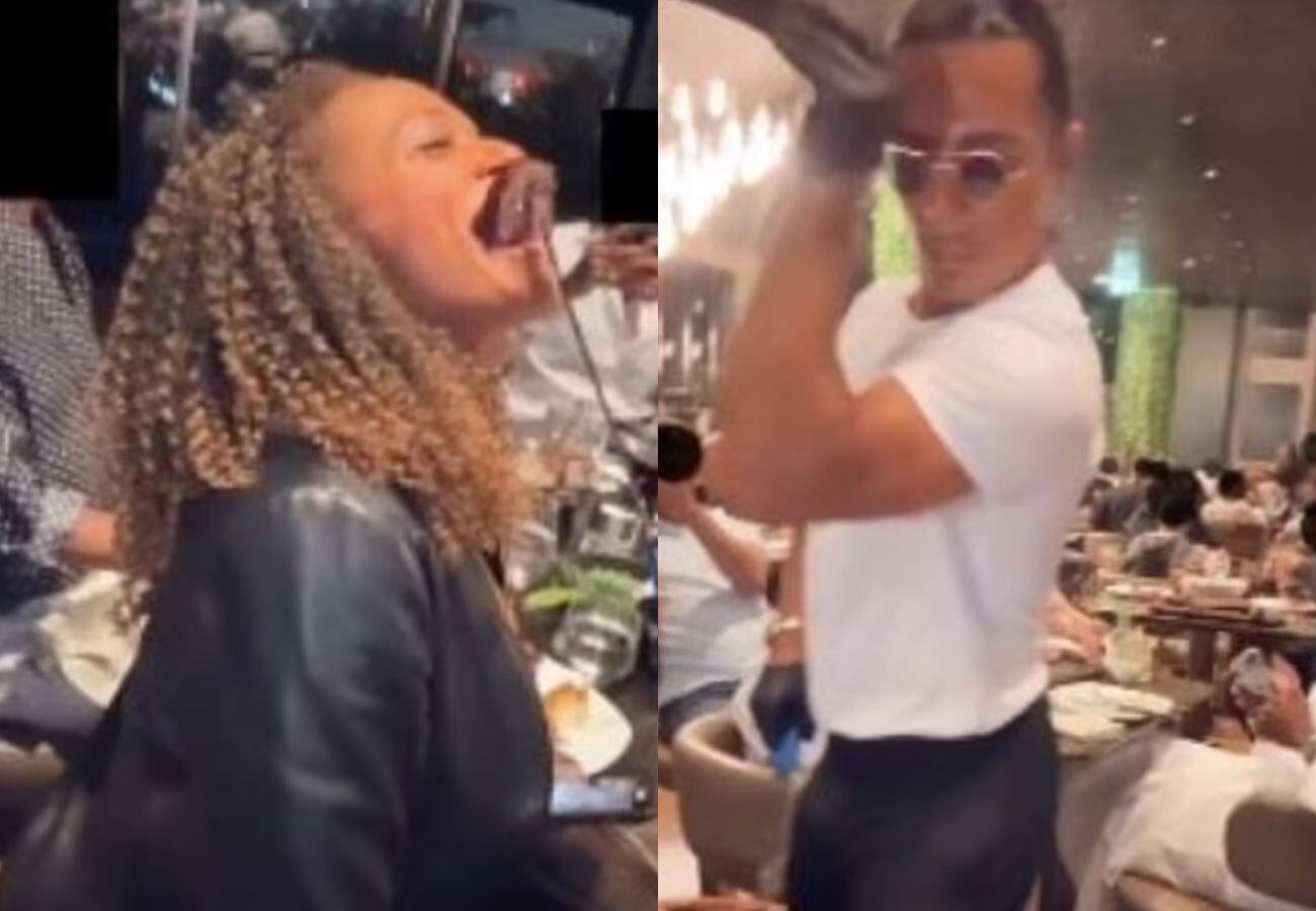 Isabel dos Santos fue vista con Salt Bae en su restaurant - La Tercera