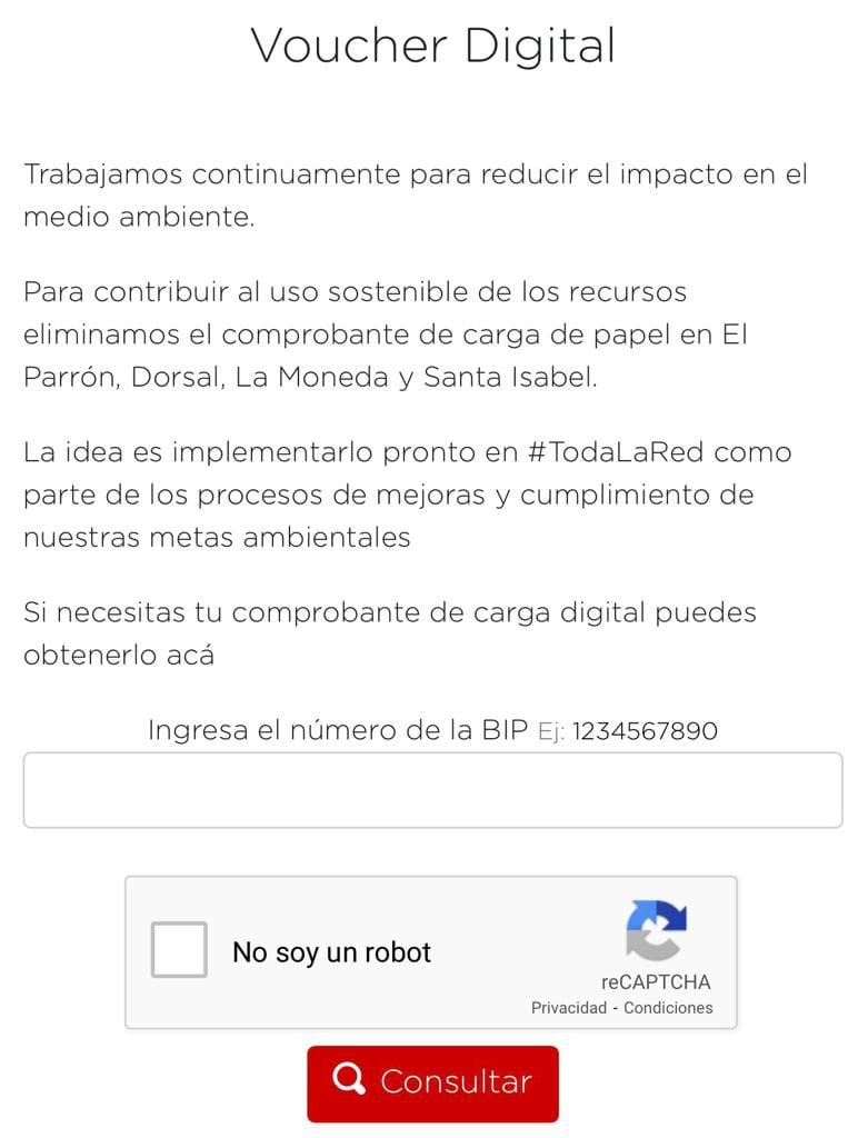 Cómo revisar el comprobante digital del Metro - La Tercera