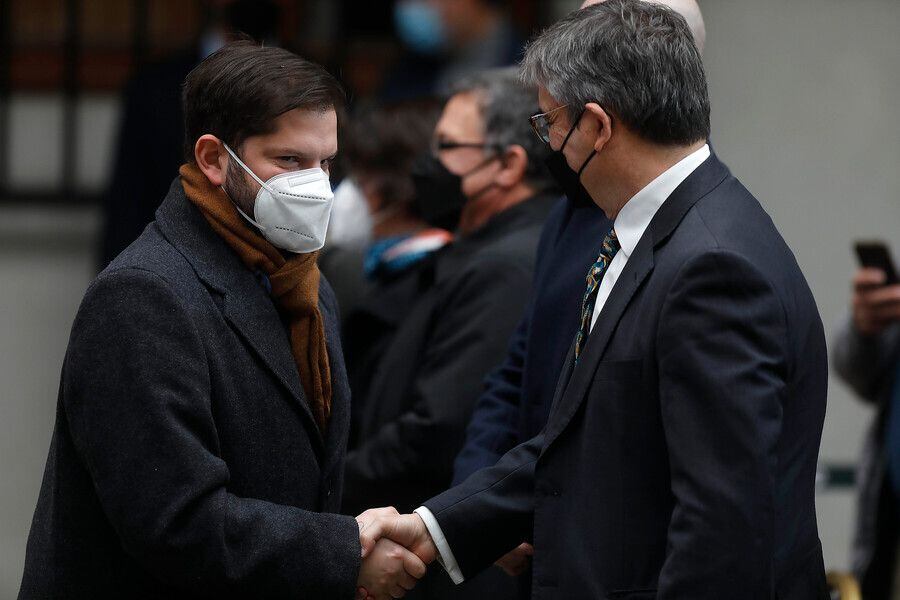 El espaldarazo de Boric a Marcel al presentar la reforma tributaria ...