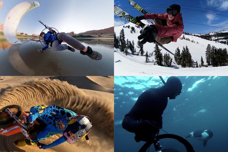 Estos son los increíbles videos de GoPro que dejó el 2017 - La Tercera