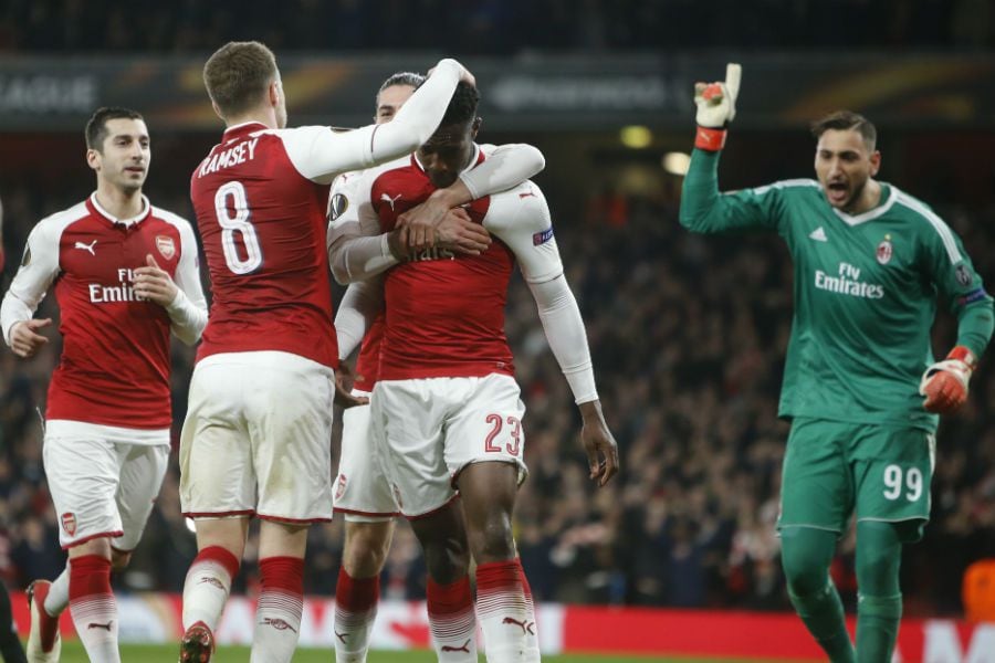 El Arsenal vence al Milan y se mete en cuartos de la Europa League - La ...