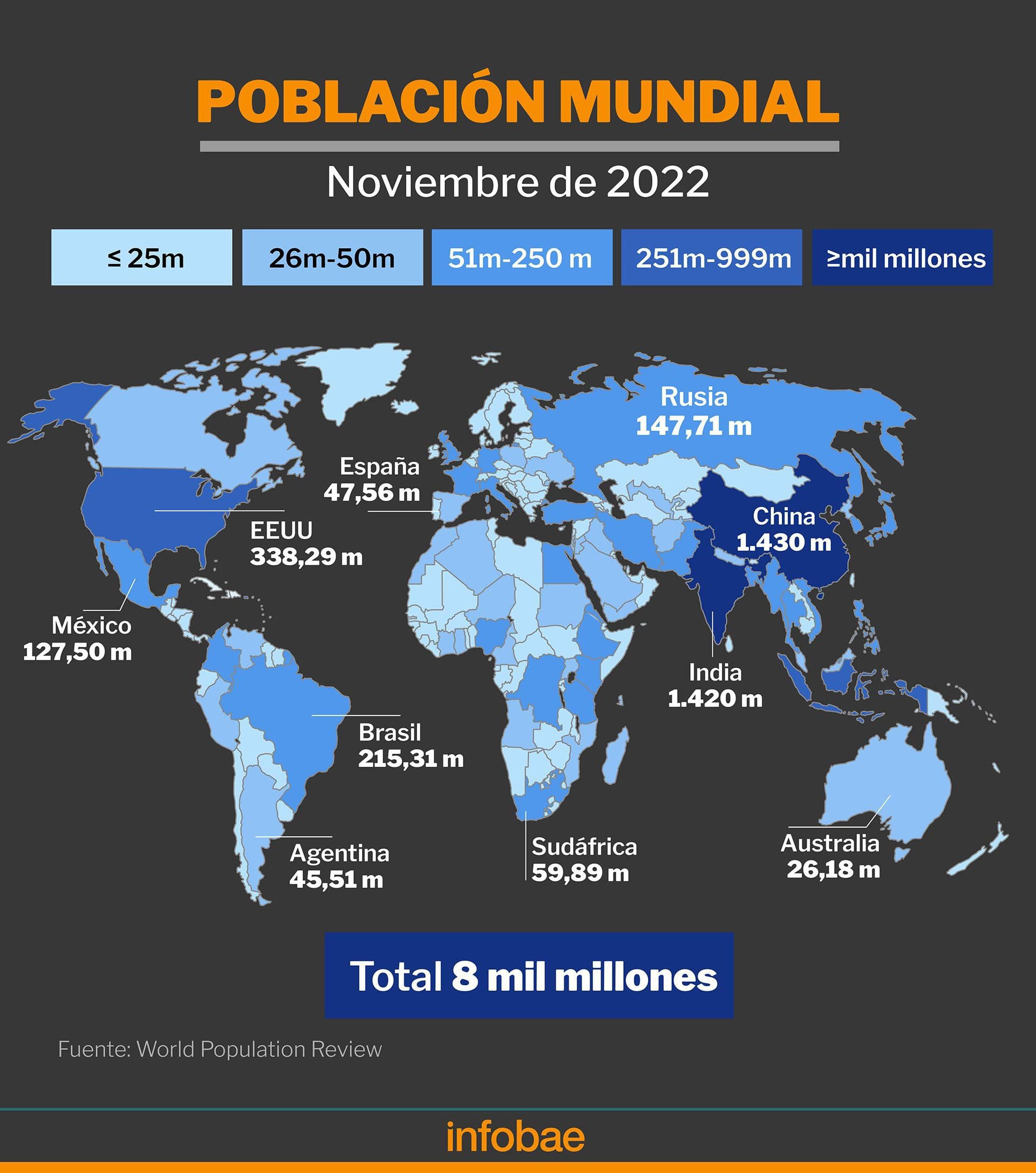La Población Mundial Alcanza Cifra Récord En 2022 La Tercera