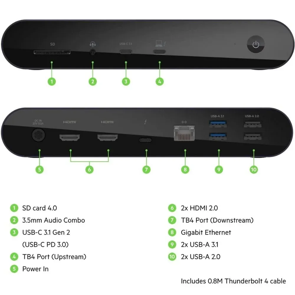 Dock Belkin Pro Thunderbolt 4: reseña, análisis, característica, review ...