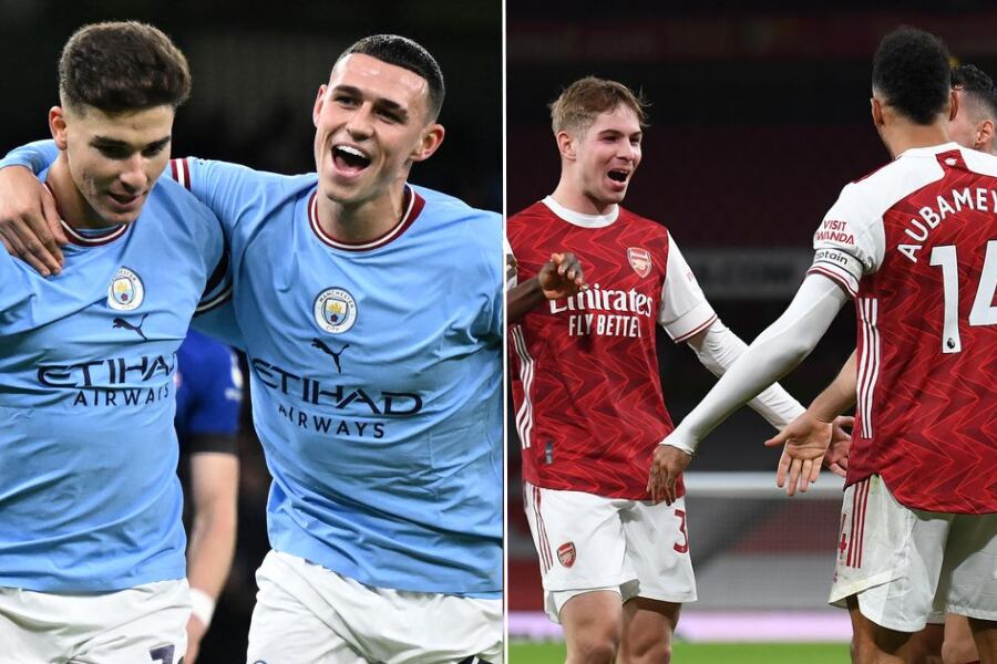 Arsenal y Manchester City siguen liderando la parte alta de Premier ...