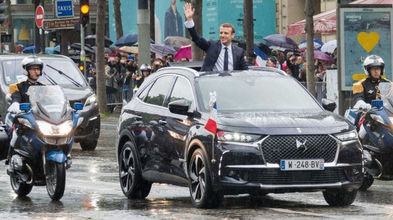 Francia: El auto presidencial de Emmanuel Macron - La Tercera