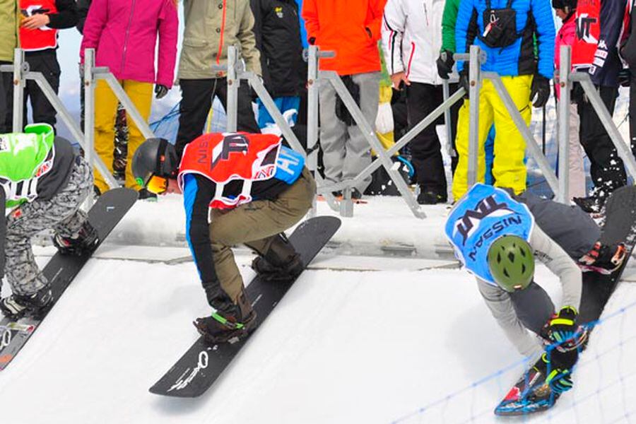 El Snowboard Cross se toma La Parva en la segunda fecha del Circuito de ...