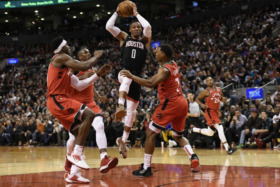 Russell Westbrook lidera la victoria de los Rockets con un triple-doble ...