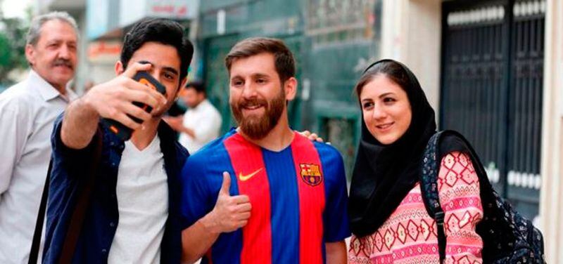 Reza Parastesh, el iraní cuyo increíble parecido con Lionel Messi le ha ...