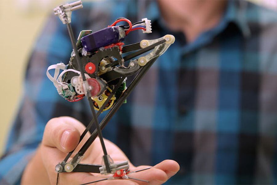 Revelan prototipo del primer robot acróbata todo terreno - La Tercera