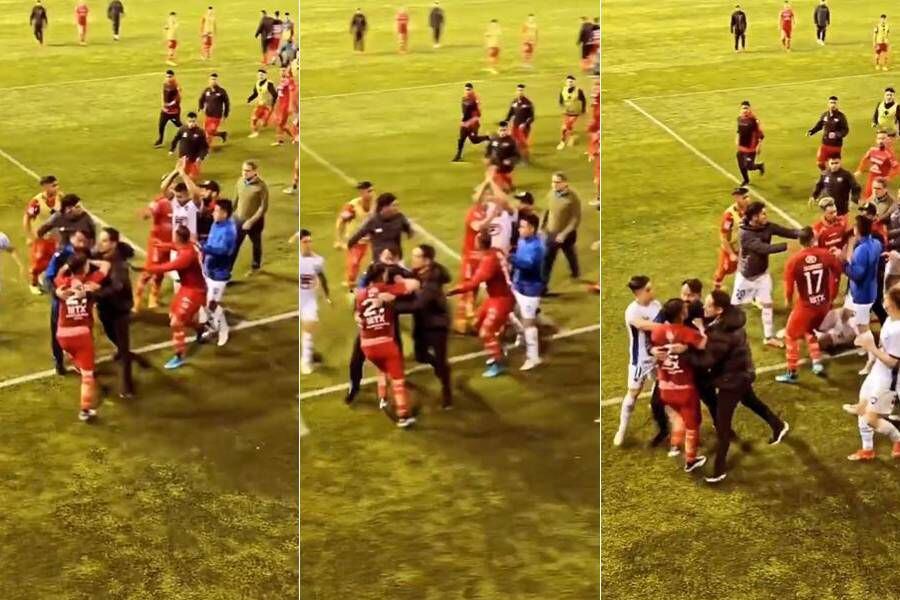 La agresión de Lorenzo Reyes a Bastián Roco en la Copa Chile genera ...