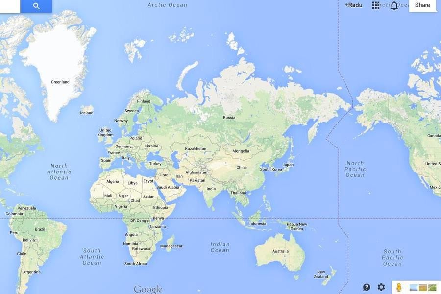 La Tierra ya no es plana para la versión de escritorio de Google Maps ...