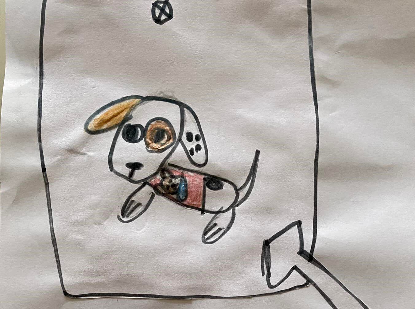 Niña en Talcahuano busca a su peluche con un tierno dibujo - La Tercera