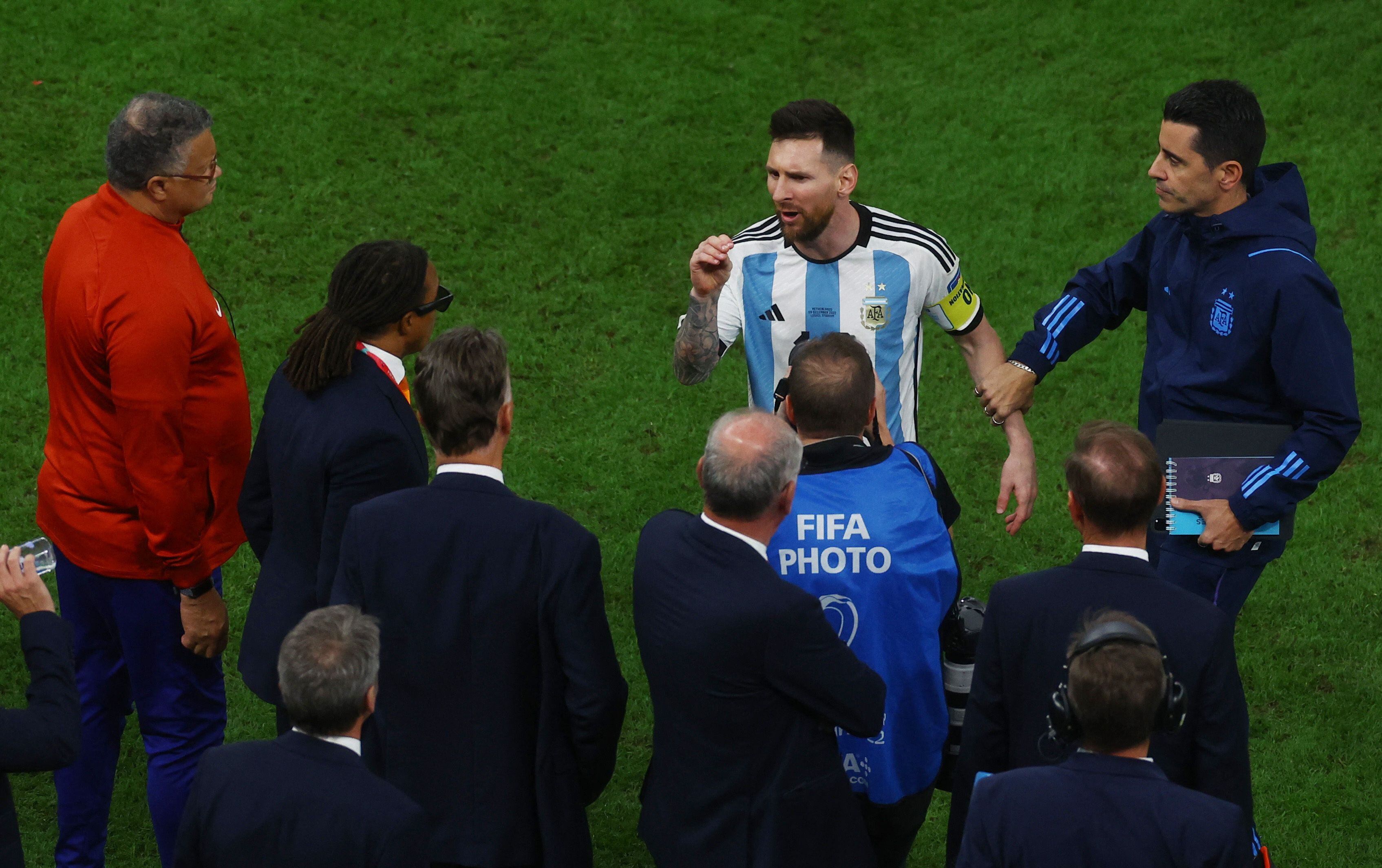 Messi revela los motivos por los que le gritó el gol a Van Gaal - La ...