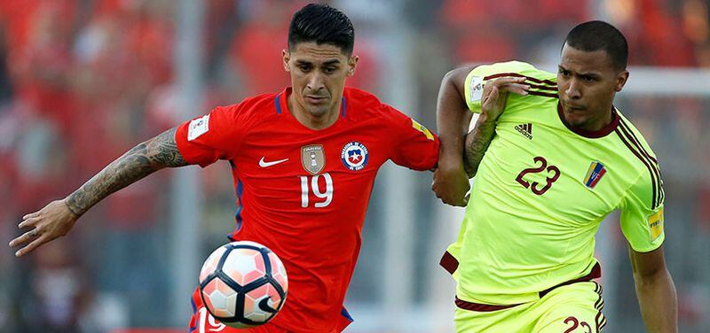 Galería: Las mejores imágenes de Chile vs. Venezuela - La Tercera