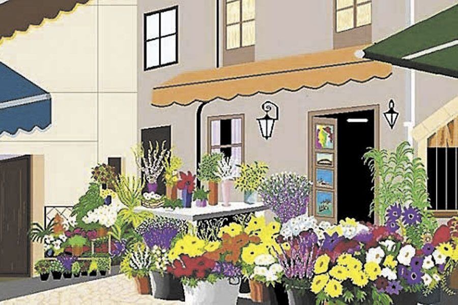 La mujer de 87 años que dibuja en Paint - La Tercera