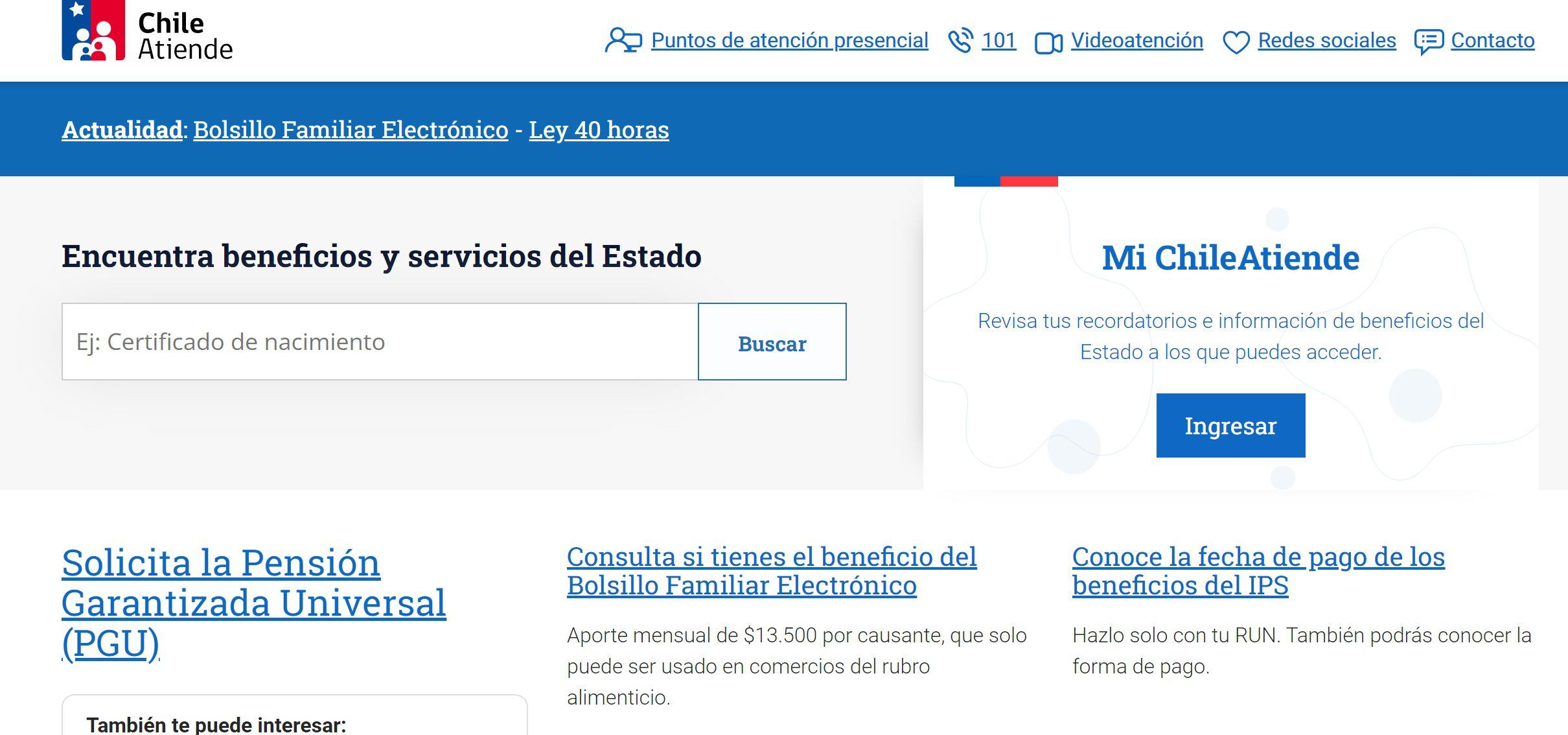¿Qué tramites se pueden hacer en ChileAtiende? - La Tercera