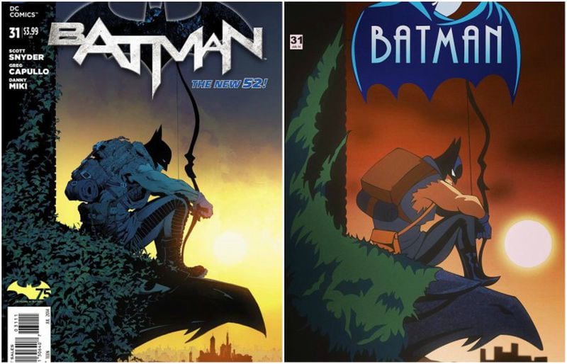 10 portadas de los cómics de Batman en el estilo de la serie animada ...