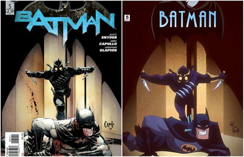 10 portadas de los cómics de Batman en el estilo de la serie animada ...