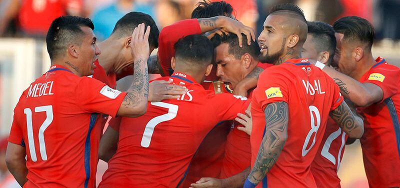 Galería: Las mejores imágenes de Chile vs. Venezuela - La Tercera