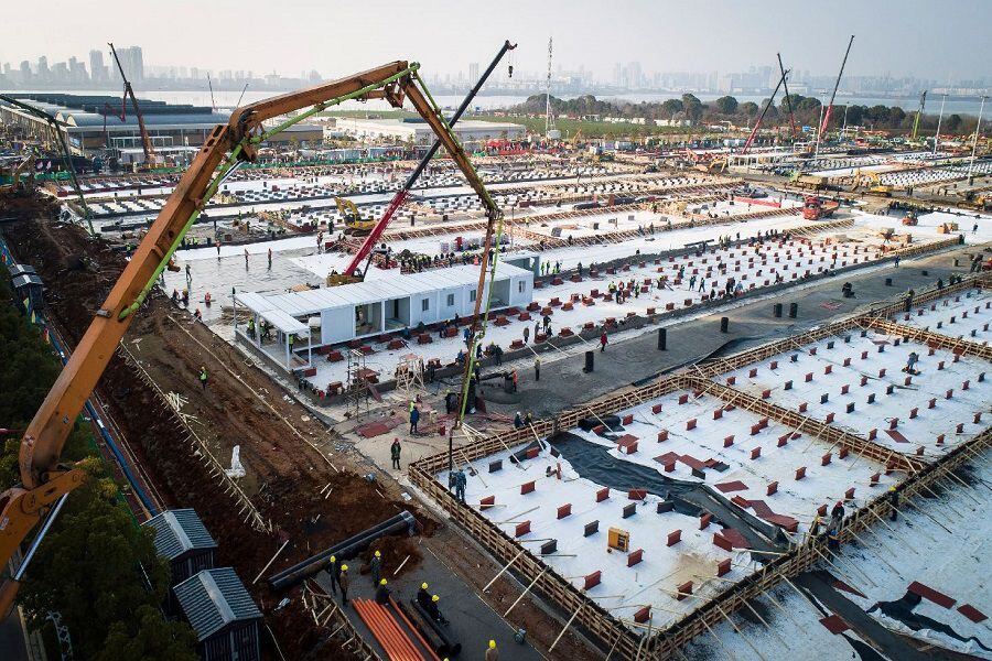 Así se construyó en China el impresionante hospital que atenderá solo ...