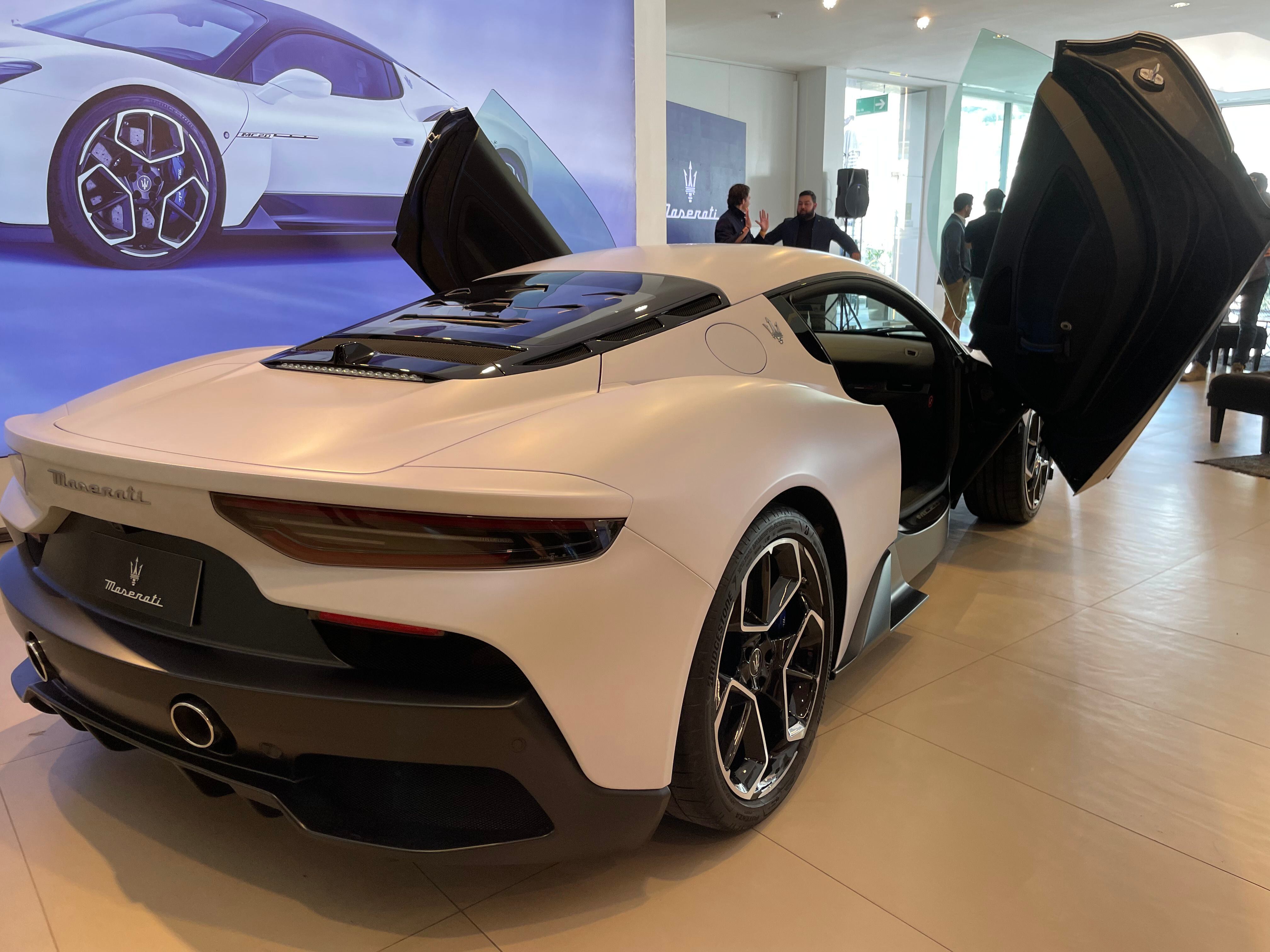 Maserati MC20: el tridente deslumbra en Chile con el regreso a sus raíces deportivas - La Tercera