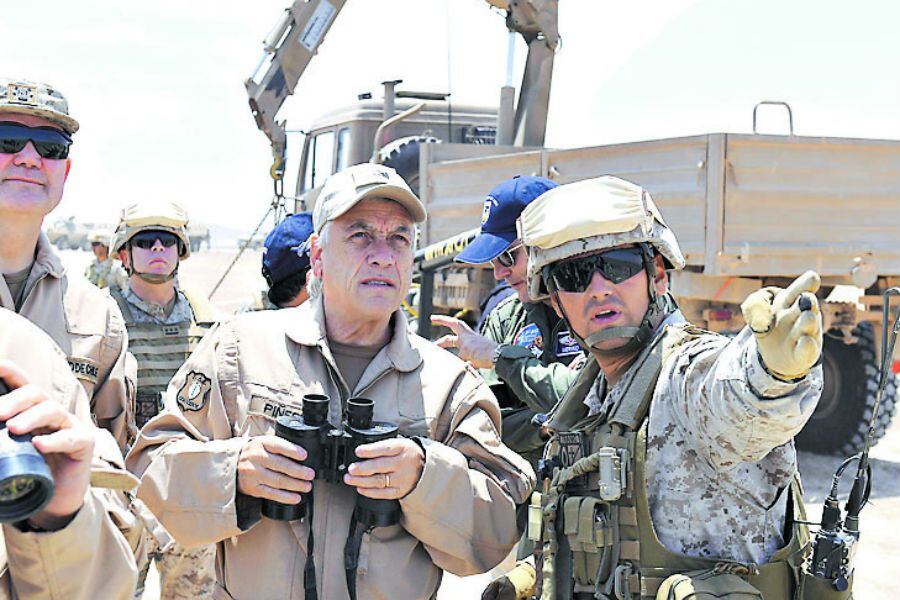Piñera clausura operación Tormenta 2018 - La Tercera