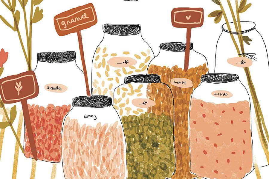 Compra a granel y guarda en vidrio - La Tercera