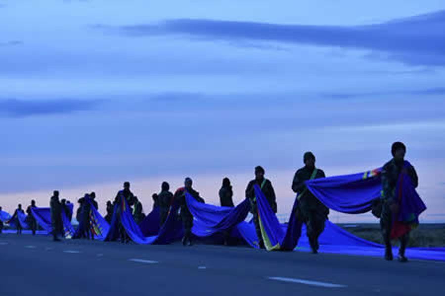 Bandera de reivindicación marítima será expuesta junto a carta más ...