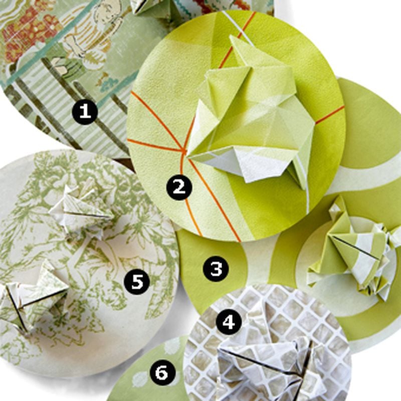 Origami mural - La Tercera