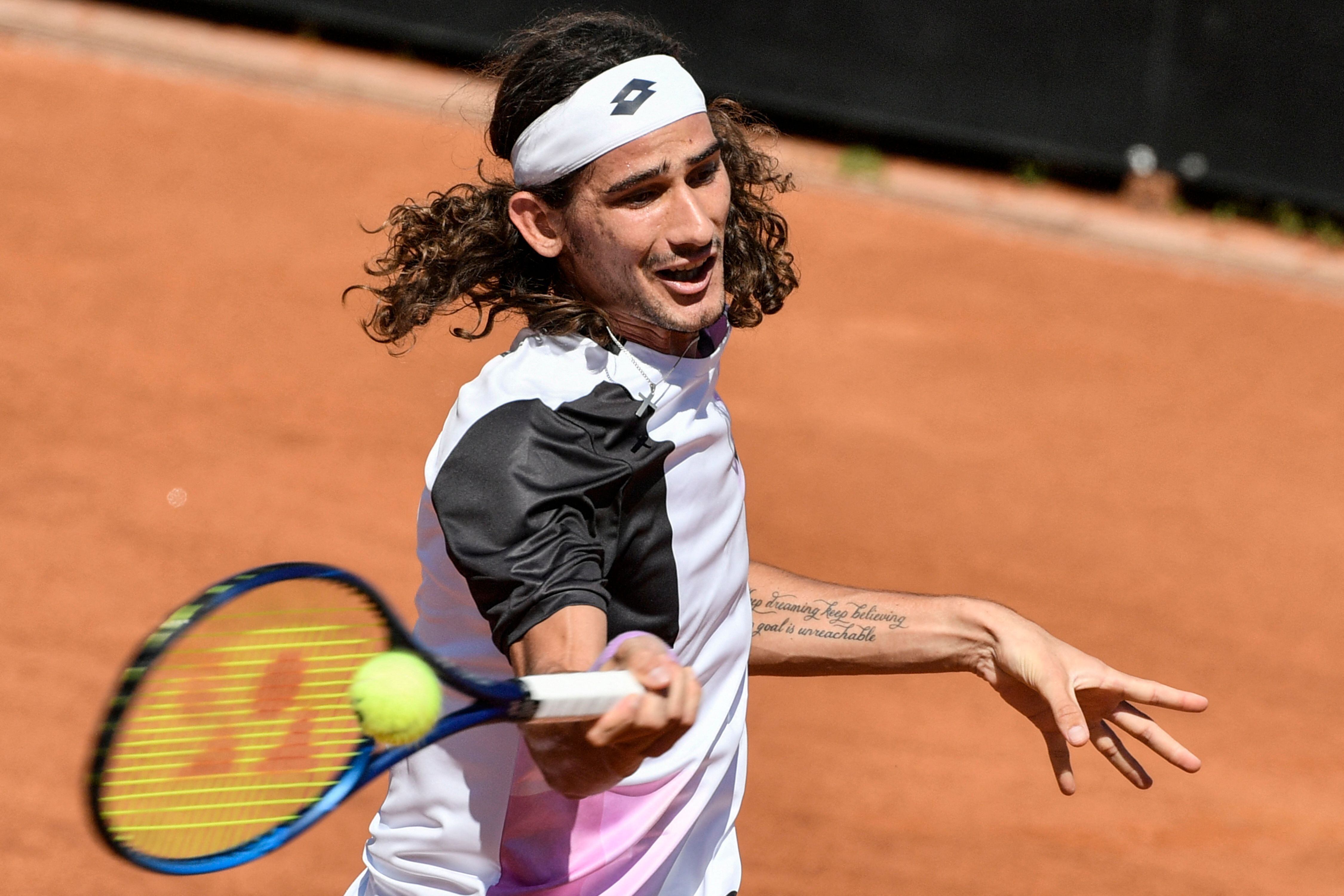 Garin se instala en la segunda ronda del Masters 1000 de Roma mostrando ...