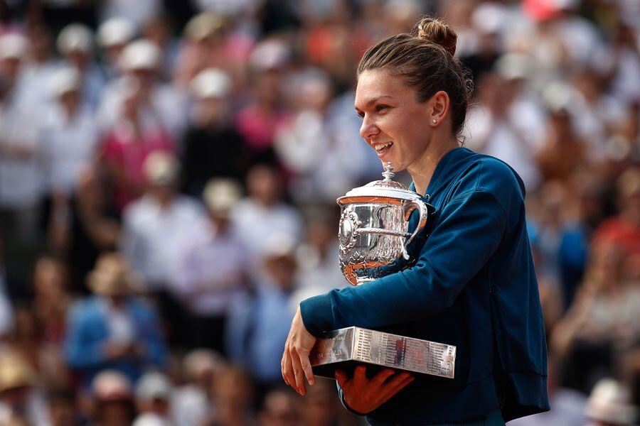 Halep por fin celebra en un Grand Slam - La Tercera