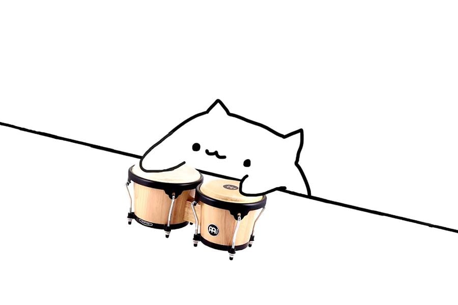 Bongo Cat es el meme musical definitivo - La Tercera
